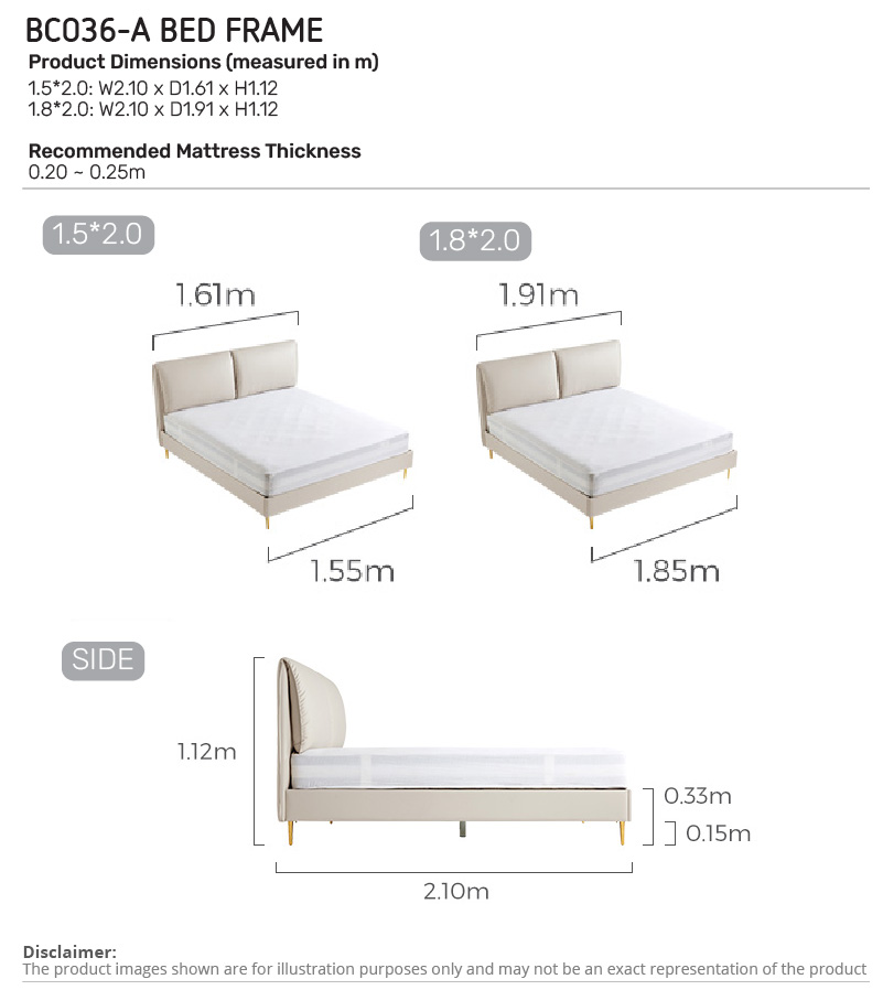 Emma Bed Frame Dimensions at Lisa Hawke blog