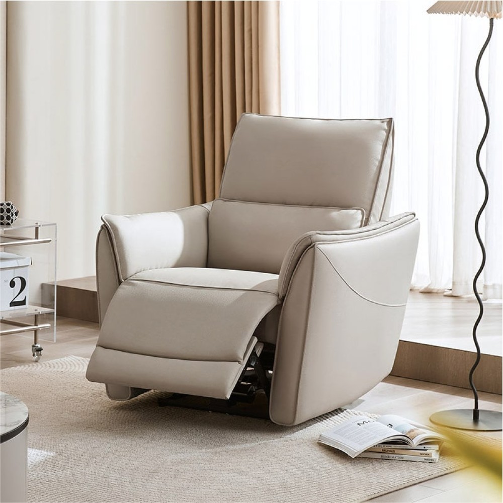Arabell Leather Recliner Armchair - Electric | MUMU Living