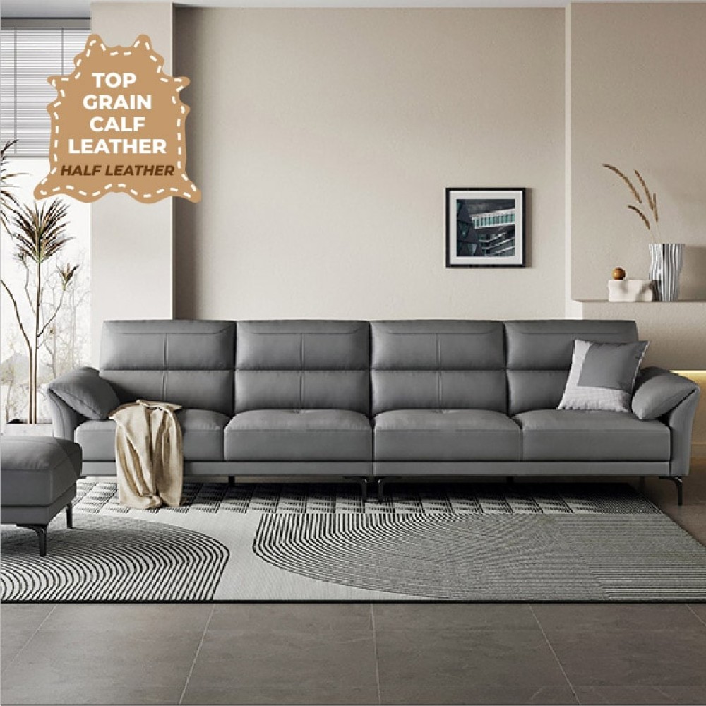 Debbie Leather 5 Seaters Sofa (3.28m) | MUMU Living