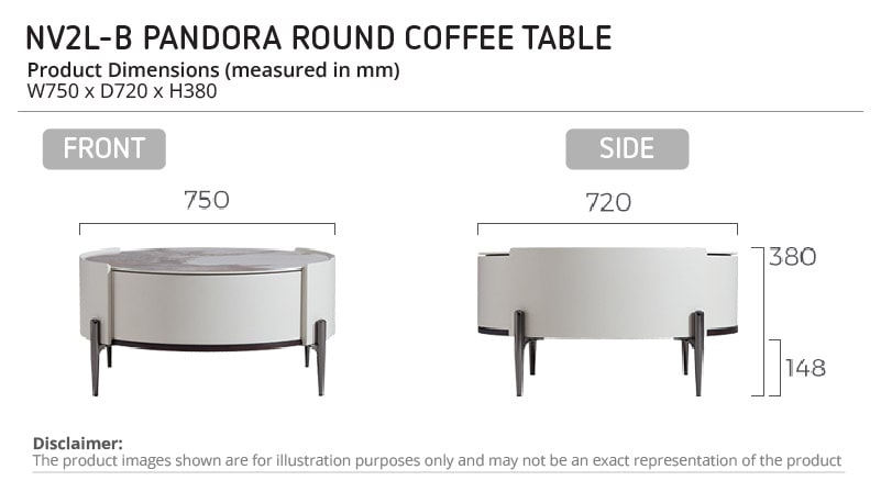 Pandora Round Coffee Table | MUMU Living