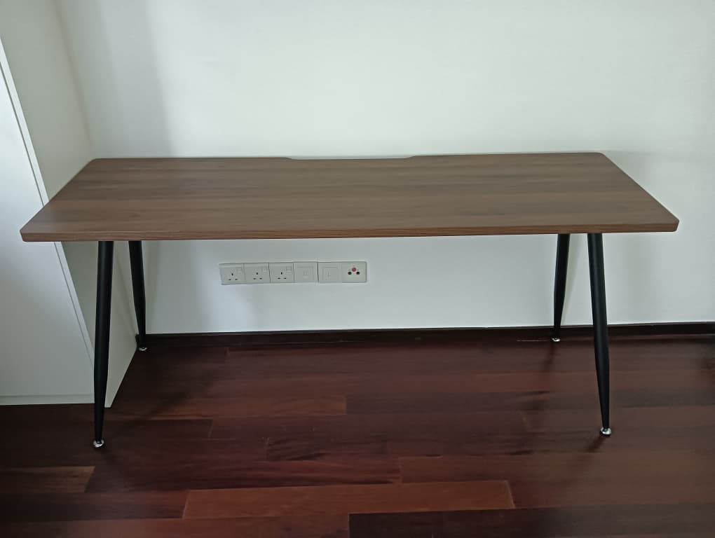 Home Office : Greg Study Table - Dark Walnut (1.60m) | MUMU ...