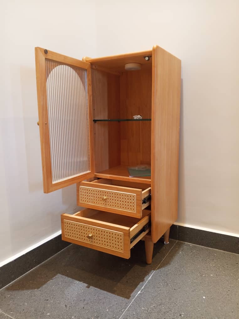 Ruka Tall Side Cabinet (0.40m) | MUMU Living